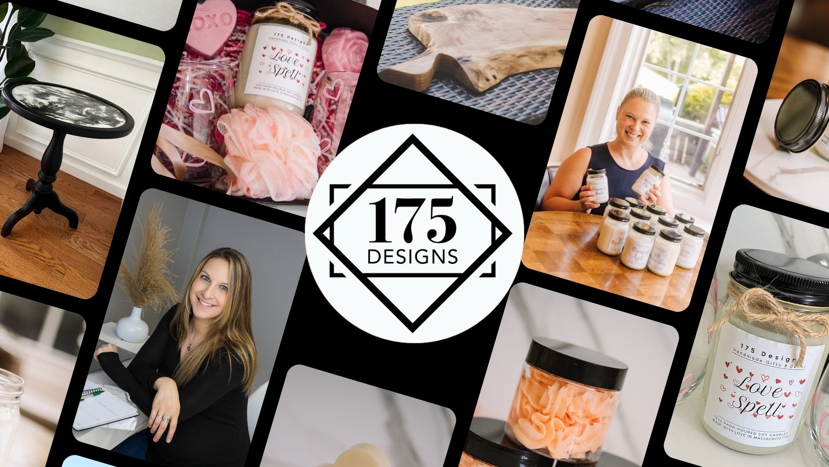 175 Designs / Handmade Home Decor & Hand-Poured Soy Candles